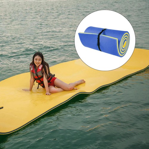 Unsinkable Water Float Mat Swim Pool Lake Floating Pad Kids Mattress ...