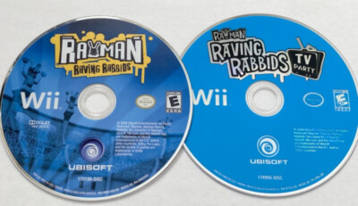 Nintendo Wii Game - Rayman Raving Rabbids + TV Party DISC ONLY | eBay