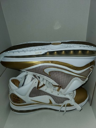 Nike LeBron 7 QS China Moon Men’s Size 6.5 White/Metallic Gold Shoes ...