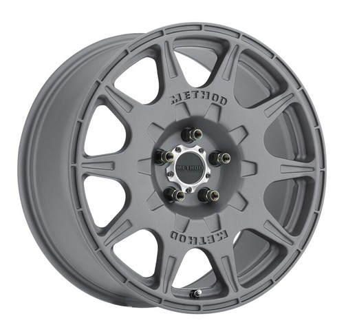Method MR502 RALLY 17x8 +38mm Offset 5x100 67.1mm CB Titanium Wheel ...