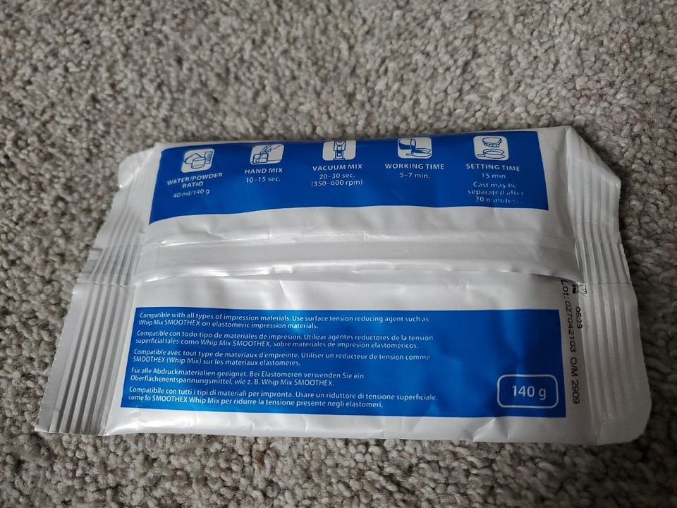 Whipmix Microstone Premium Dental Stone Golden ISO Type 3 | eBay