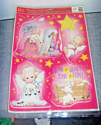 2000 Morehead Classic Window Clings Star of Wonder Star of Light Xmas ...