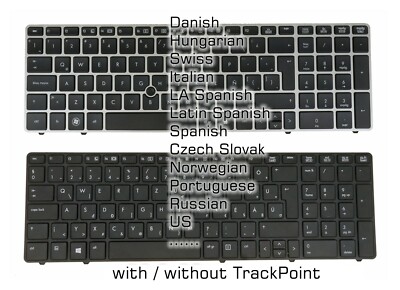 Keyboard For HP Probook 6560B 6565B 6570B 6575B EliteBook 8560p 8570p ...