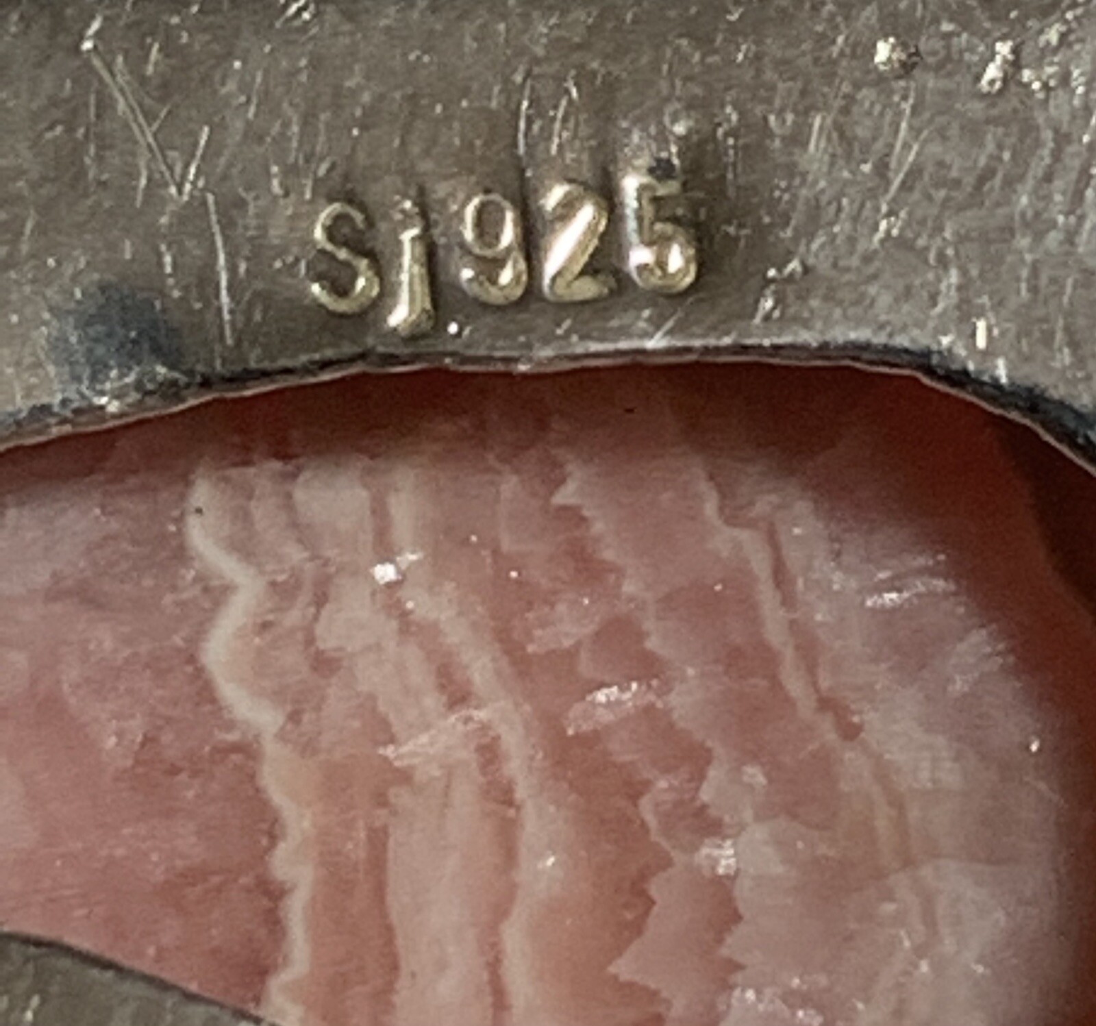 Vintage SJ 925 Sterling Silver, Gemstones Bracelet 8 … - Gem