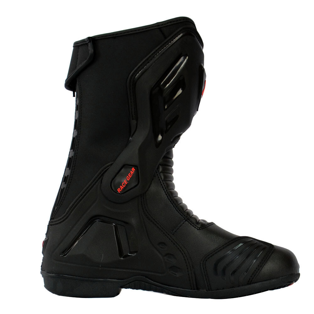 REAL LEATHER HIGH TECH MENS LONG MOTORBIKE MOTORCYCLE RACING SPORTS ...