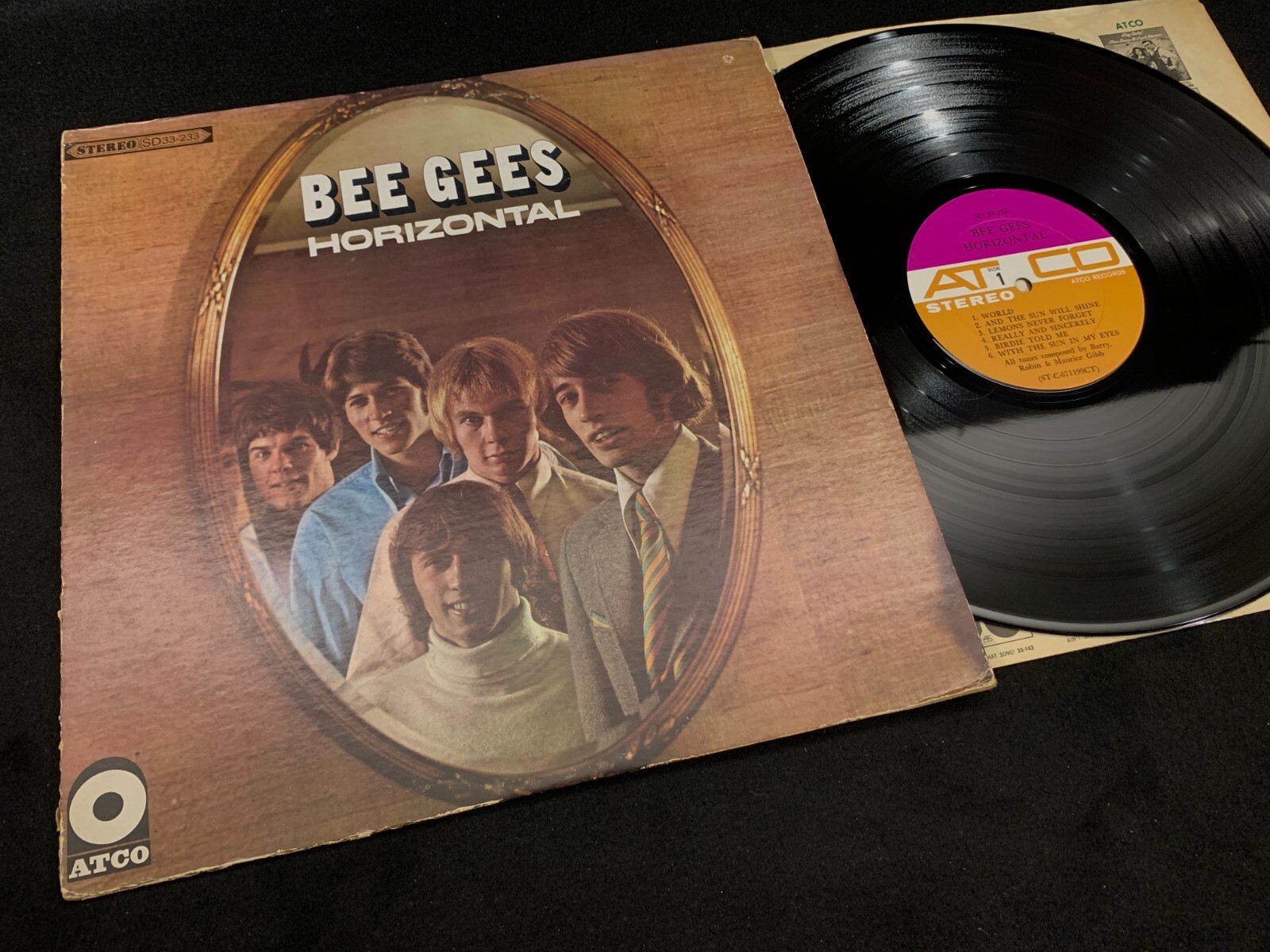 Bee Gees "Horizontal" 1968 ATCO SD 33-233 1C/1C 1st Press | eBay