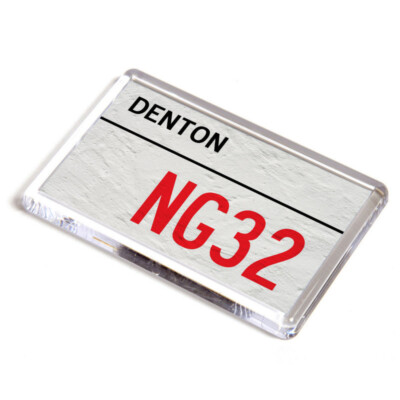FRIDGE MAGNET - Denton NG32 - UK Postcode | eBay UK