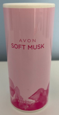Avon Soft Musk Shimmering Body Powder Talc Discontinued | eBay