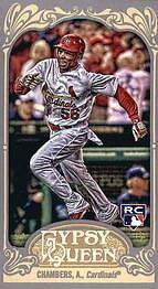 2012 Topps Gypsy Queen Mini Adron Chambers #208 St. Louis Cardinals | eBay