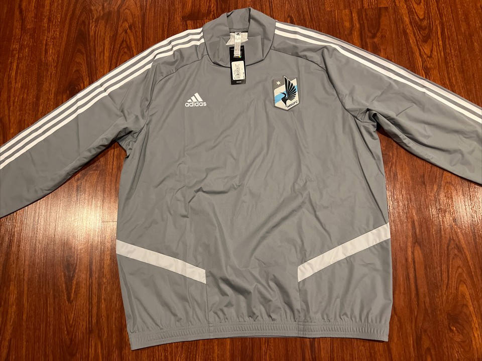 Adidas Men’s Minnesota United Soccer Pullover Climastorm Rain Jacket XL ...