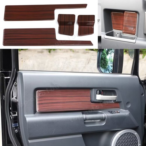 Wood grain Look Inner Door Molding Cover Trim For Toyota FJ Cruiser ...