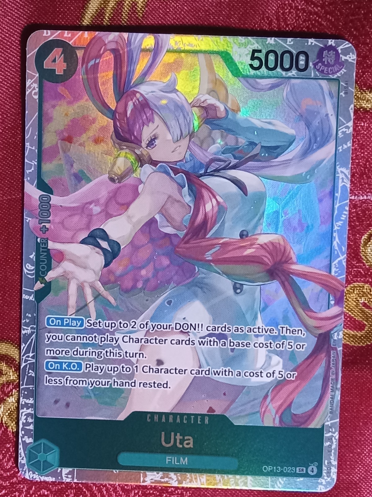 Uta (SR) OP13-023 One Piece Card Game Carrying On His Will CCG TCG Super Rare | eBay