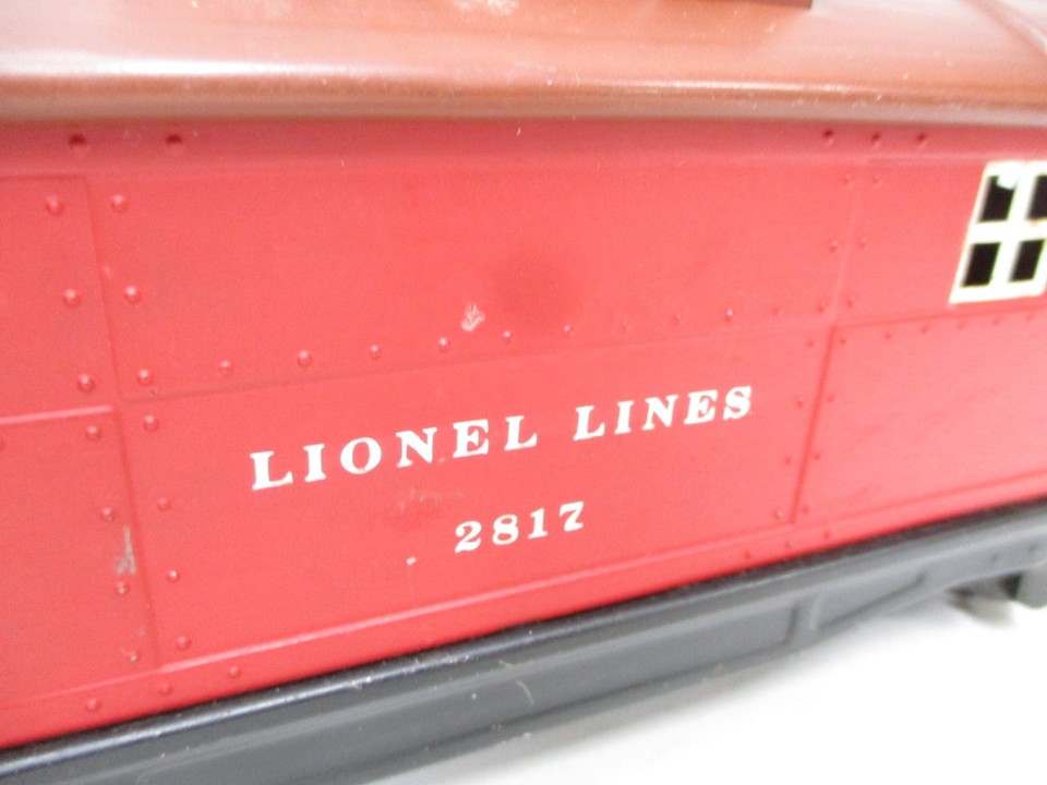Lionel 2817 Caboose 1940 Stamped Lettering Prewar O gauge X6844 | eBay