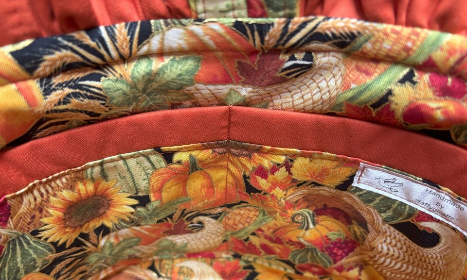 NEW Handmade Tote Purse bag Cornucopia Pumpkin Fall Country ...