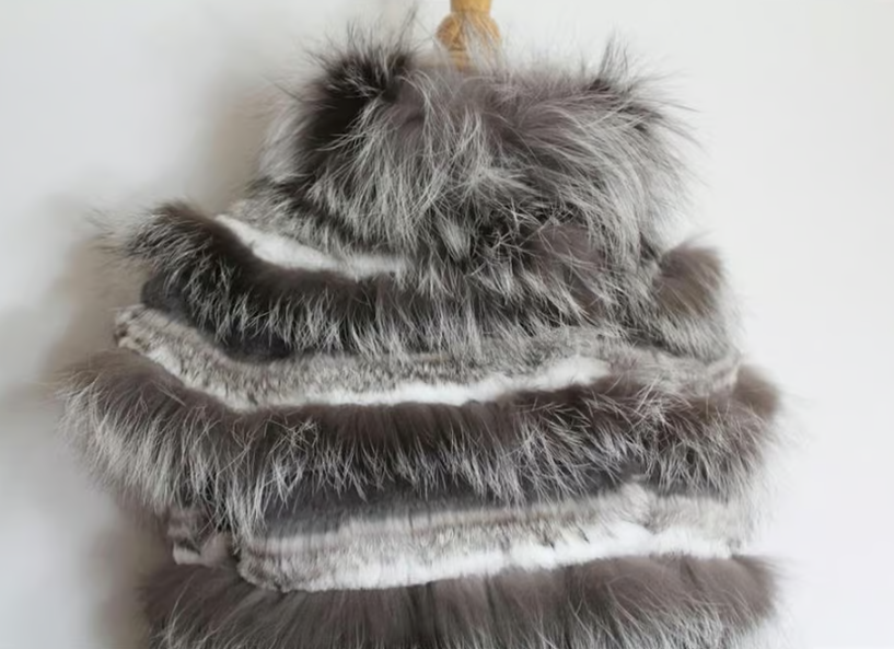 $1695 NEW TORY BURCH RABBIT FOX FUR VEST JACKET FALL WINTER XS! | eBay