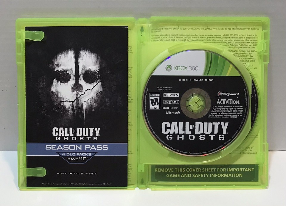 Call of Duty: Ghosts (Xbox 360, 2013) - Tested 47875846814| eBay
