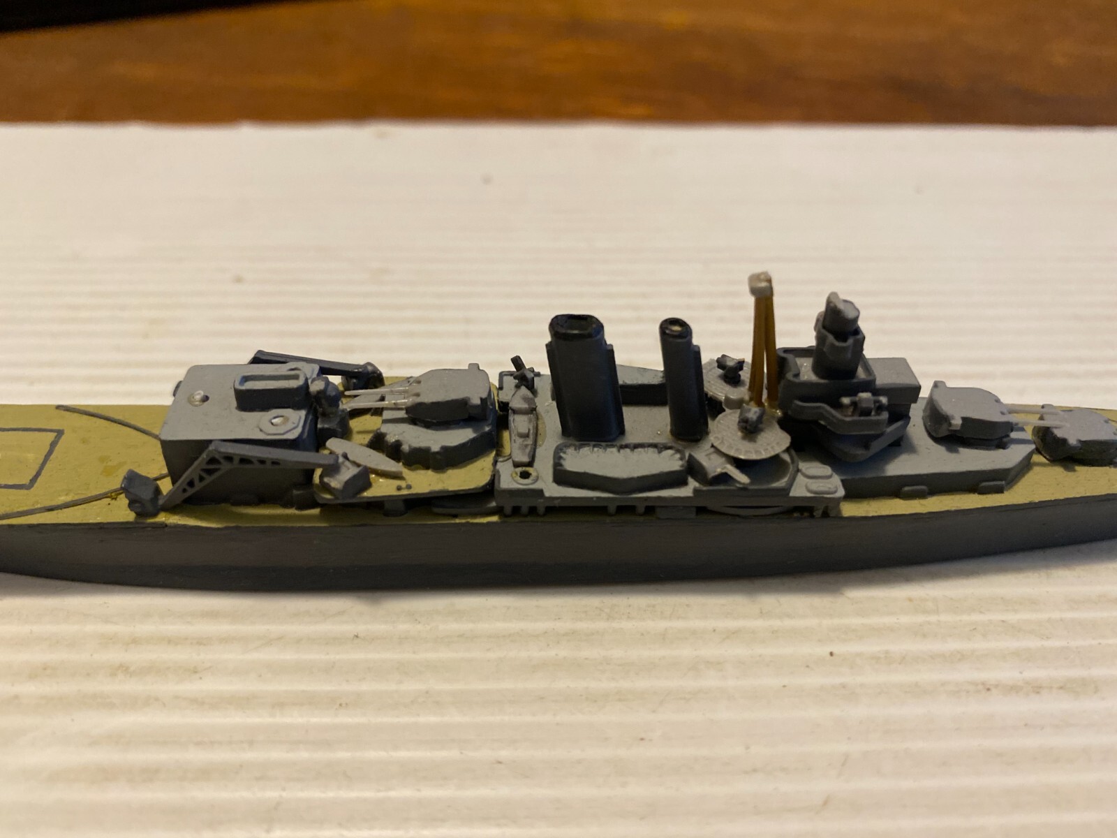 Modern Cold War Royal Navy destroyer built model | eBay