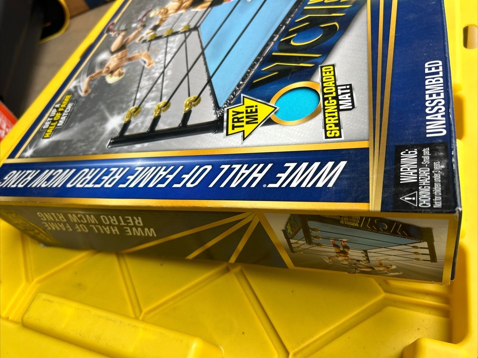 WWE Hall of Fame Retro WCW Ring Playset Includes Dusty Rhodes Figure ...