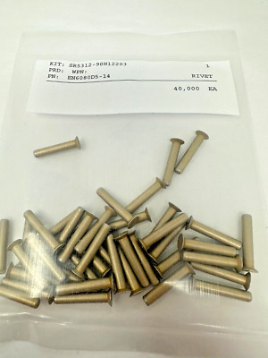 Lot of (40) Airbus Rivets, EN6080D5-14 FAST FREE SHIPPING! | eBay