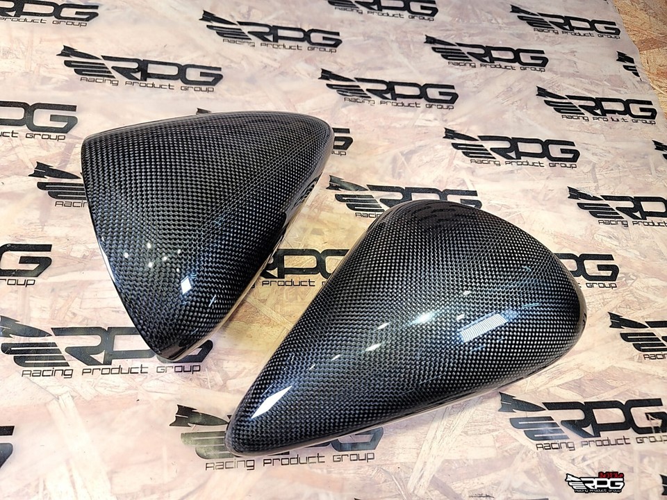 RPG WRC Plain Carbon Mirrors for 93-01 Subaru Impreza GC WRX STi GC8 ...