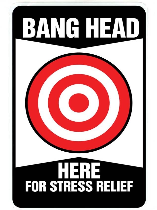 Hit Head Here Target