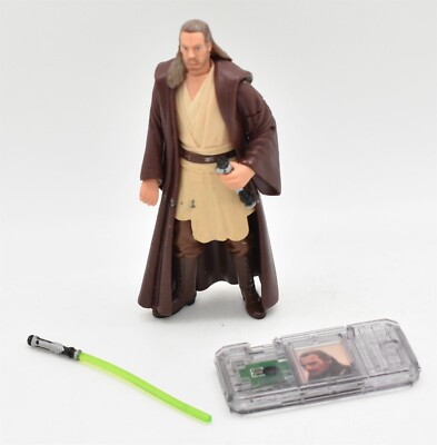 Star Wars Episode I Qui-Gon Jinn Naboo Complete Loose Action Figure ...