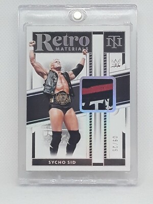 Sycho Sid 2024 WWE National Treasures - Retro Materials (09/25) - Sid ...
