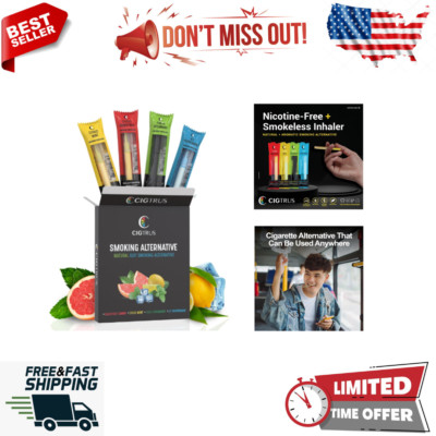 Smokeless Inhaler - Assorted Flavors Natural Alternative to Smoking ...