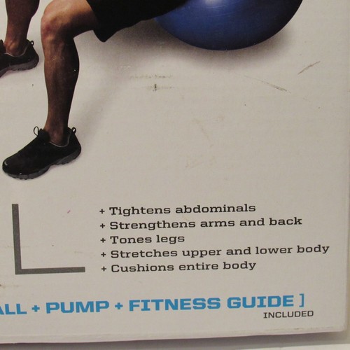 Everlast Fitness Ball, Burst Resistant 26 IN, Holds 270 lbs. Full Body ...