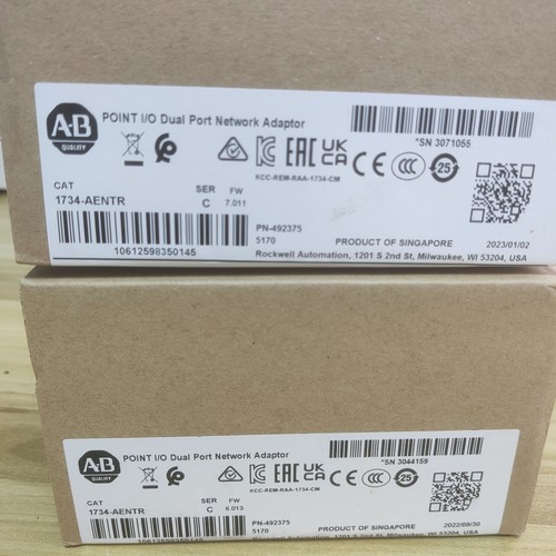 Allen-Bradley 1734-AENTR AB Point I/O Dual Port Adaptor Module 2023 New ...