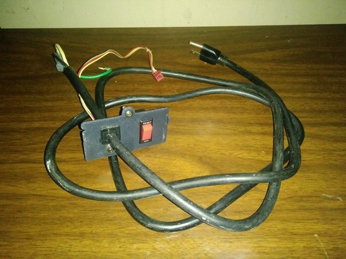 Proform 540 S 540S treadmill power cord assembly reset off switch used ...