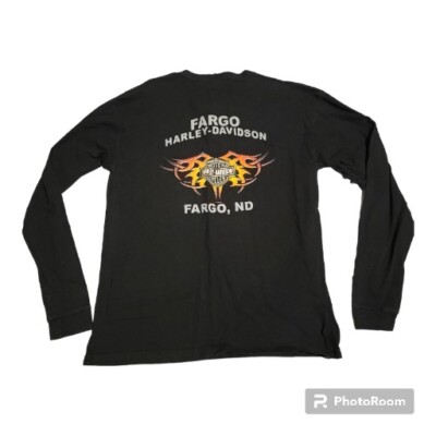 Harley Davidson Fargo, ND Mens Long Sleeve Shirt Size XL RN 72199 ...