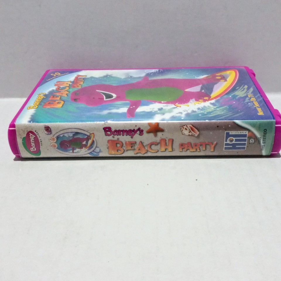 Barneys Beach Party (VHS, 2001)-Hit Entertainment-White Tape-Clamshell 45986020550| eBay