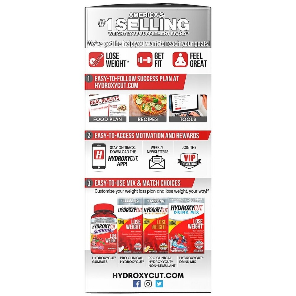 Hydroxycut Pro Clinical Rapid Release Capsules, 72 CT | eBay