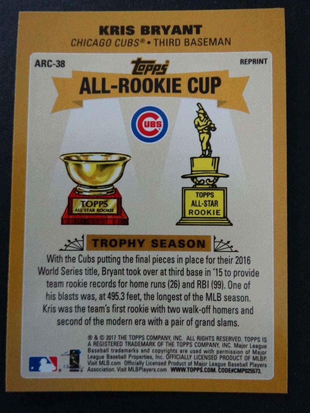 2017 Topps Update Series All Rookie Cup Baseball Cards You U Pick From ...