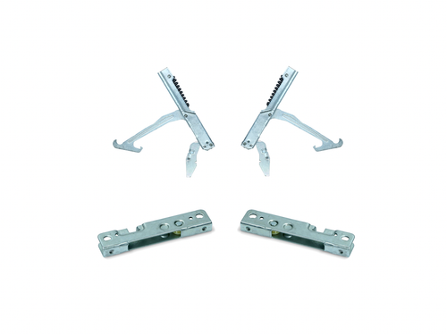 GENUINE BOSCH OVEN DOOR HINGES COMPLETE ASSEMBLY WITH SUPPORTS | eBay ...