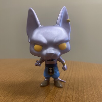Funko Pop Dragon Ball Z: Beerus #120 Metallic SDCC 2016 - NO BOX - FAST ...