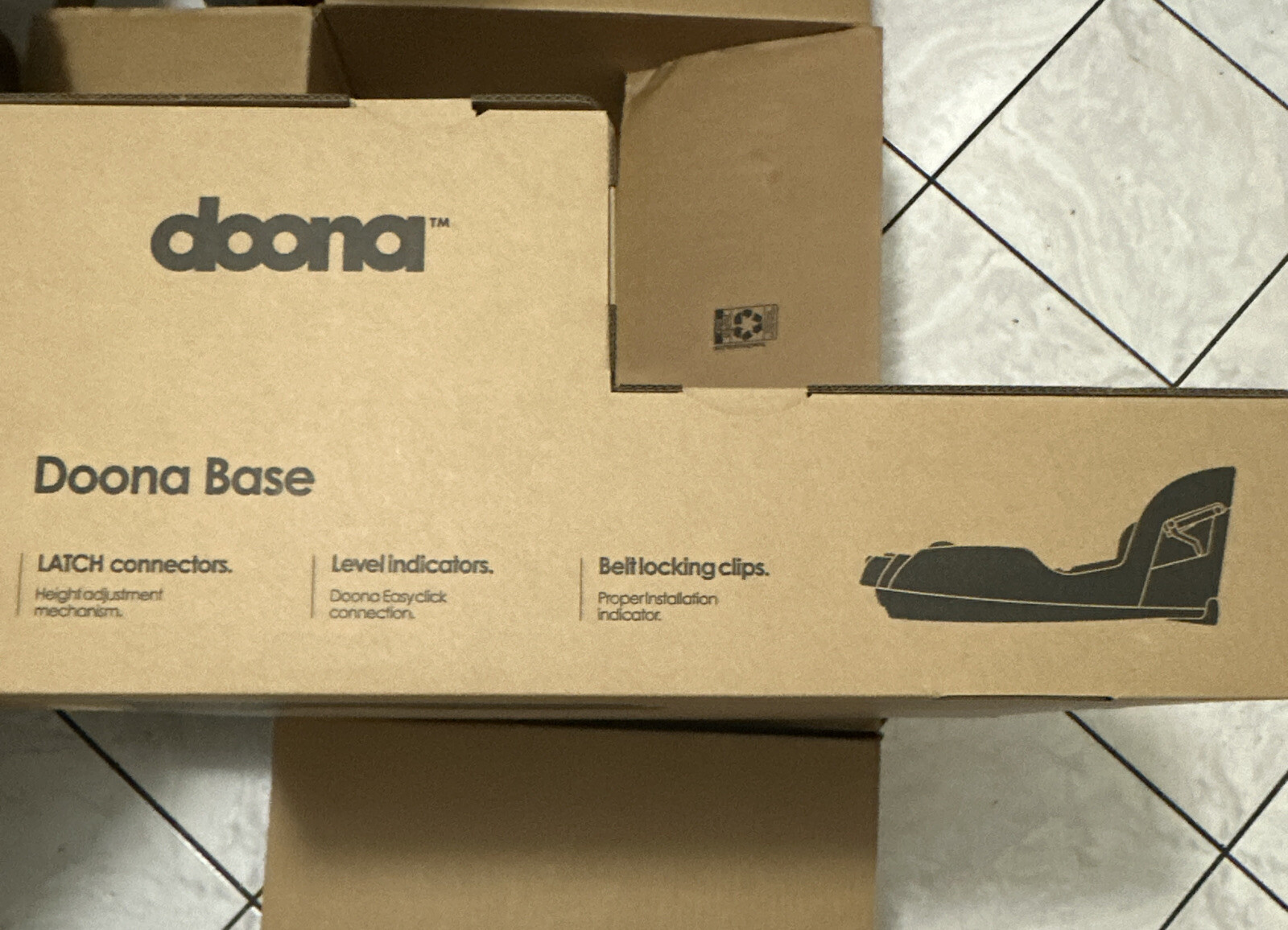 Doona Adjustable Latch Car Seat Base Rear Facing for Doona Baby Infant ...