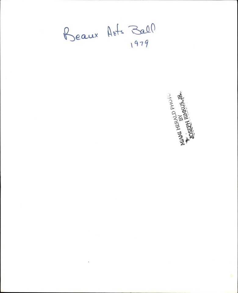 LD308 1979 Orig Joseph Rimkus Jr Photo BEAUX ARTS BALL KERMIT MISS ...