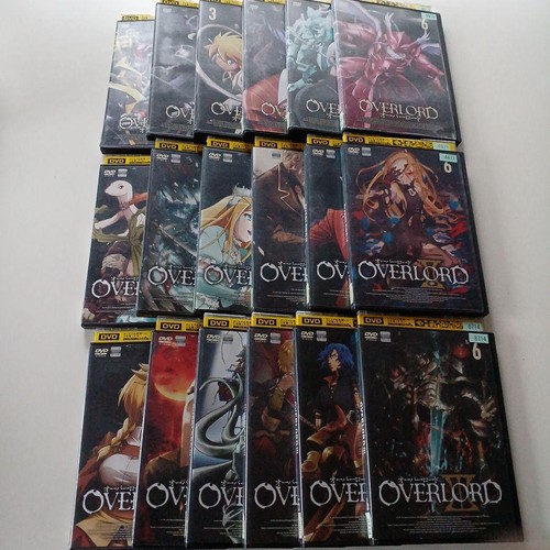 Overlord Anime DVD Complete Set Seasons 1-3 18 vols no cases Used | eBay