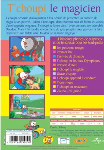 T'choupi - Vol.4 : Le Magicien (DVD) | eBay