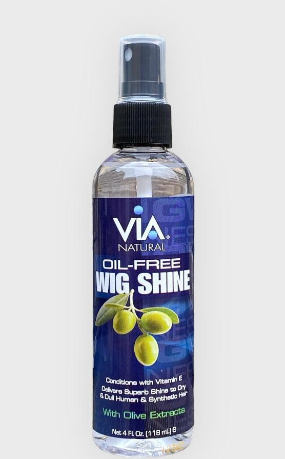 Via Natural Oil-Free Wig Shine Spray for Human & Synthetic Hair | eBay UK