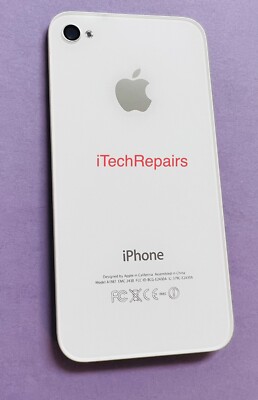 Apple iPhone 4 CDMA Back Glass Verizon Back Assembly GENUINE Original ...