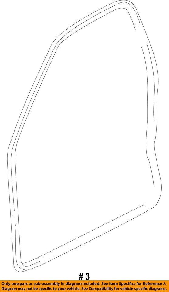Dodge CHRYSLER OEM 00-03 Durango Front Door-Weatherstrip Seal Right ...