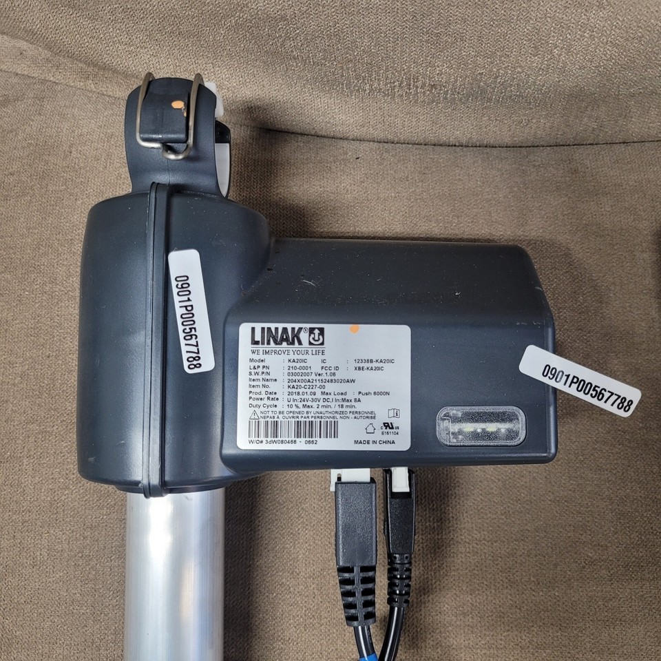Linak Linear Actuator motors - KA20-C077-02 Adjustable Bed replacement ...