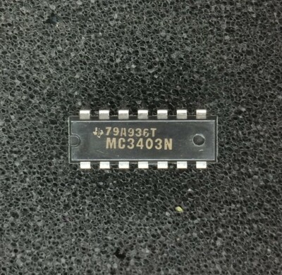 MC3403N TI 3403N IC OPAMP GP 4 CIRCUIT 14PDIP 3 PIECES | eBay