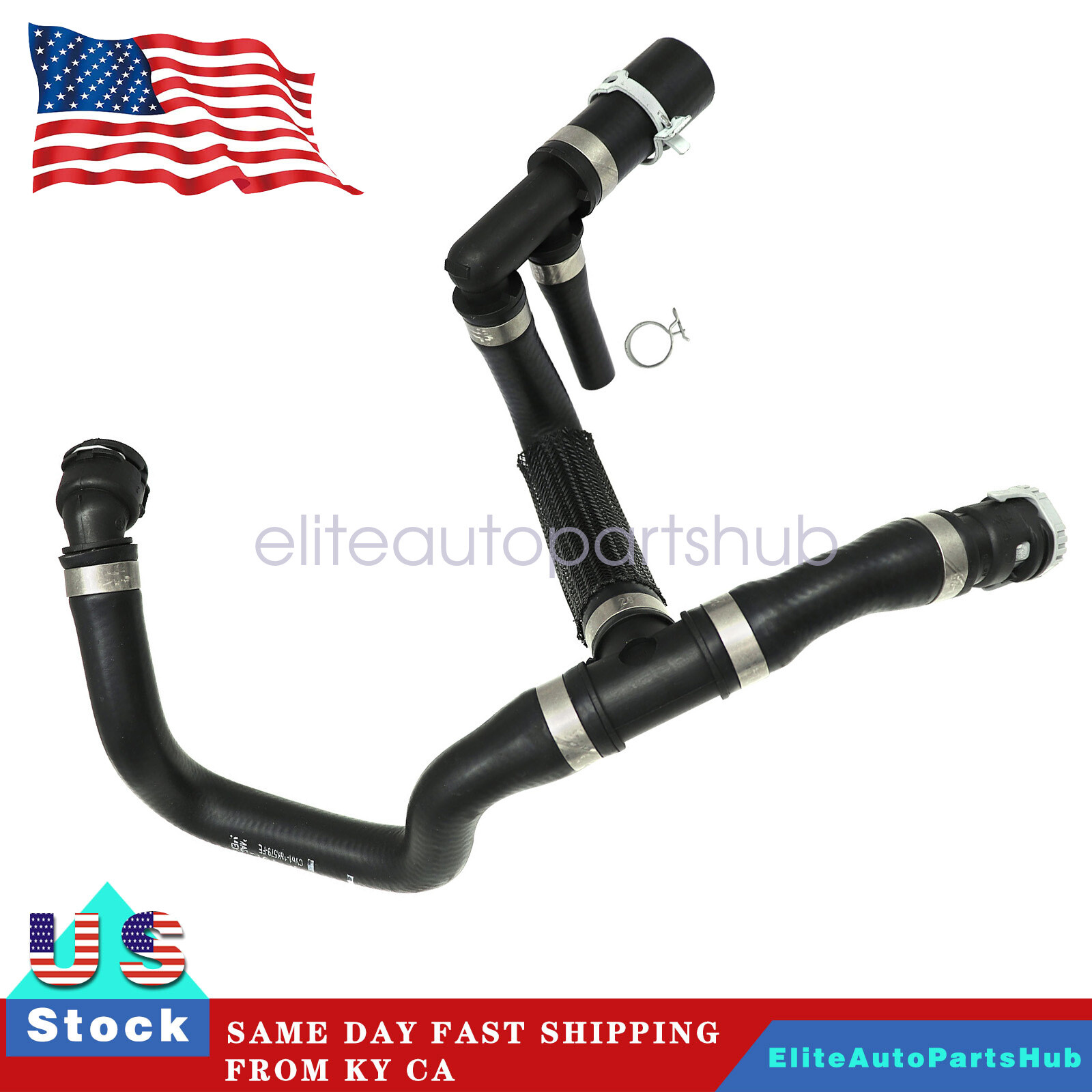 NEW HVAC Heater Hose CV6Z-18472-AB Fit 2014-16 Ford Escape 1.6L-L4 CV6Z ...