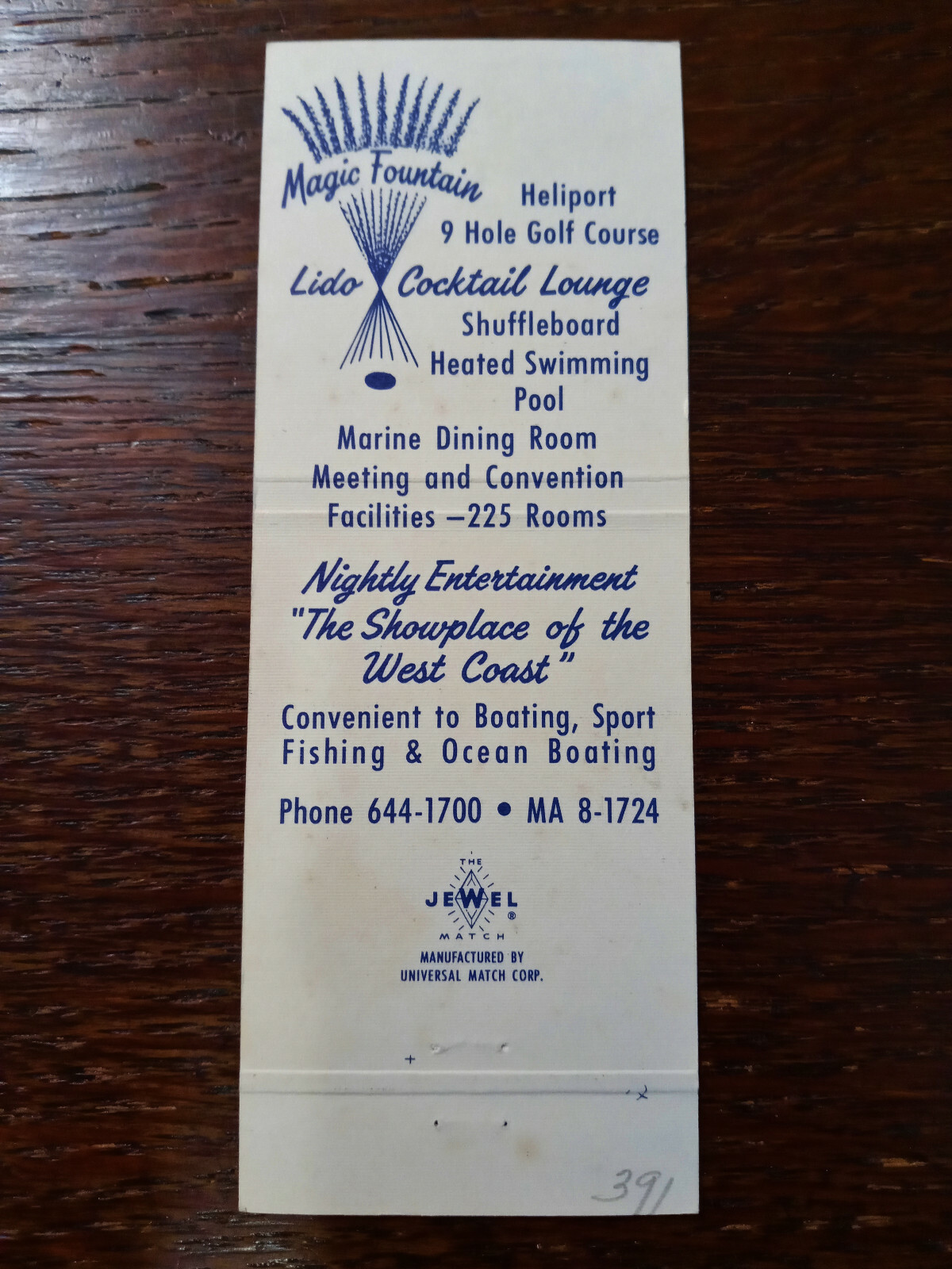 Vintage Matchcover: The Newporter Inn, Newport Beach, CA | eBay