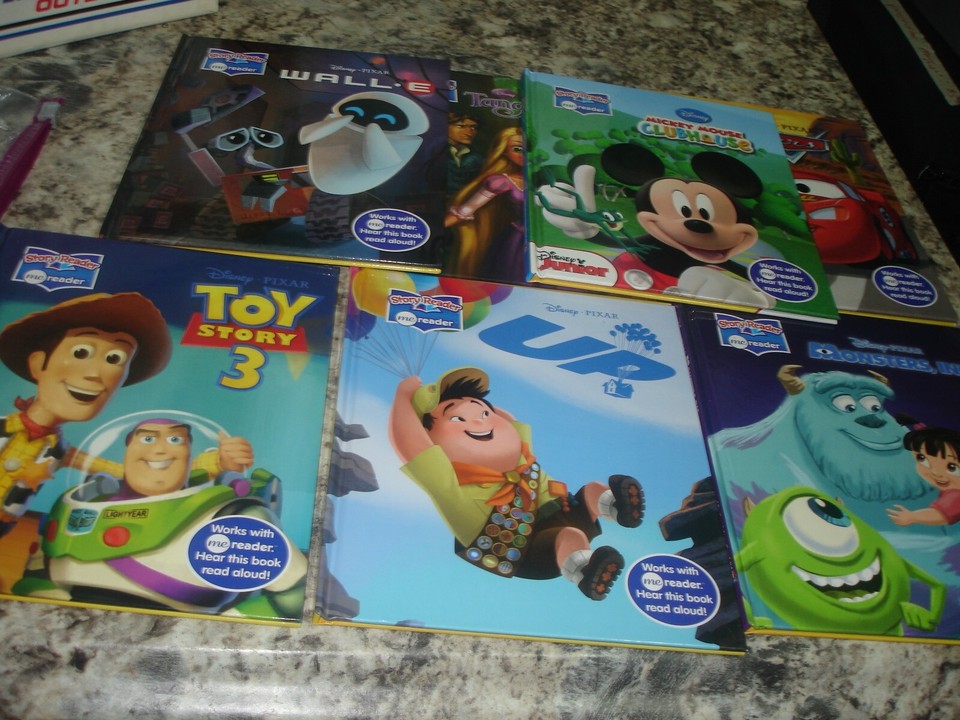 8 Story Reader Me Reader Disney Pixar Books with me reader WORKS NICE ...