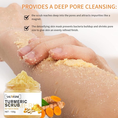Turmeric Scrub, Dark Spots Remover, Brightening whitening X1N3.. Scru ...